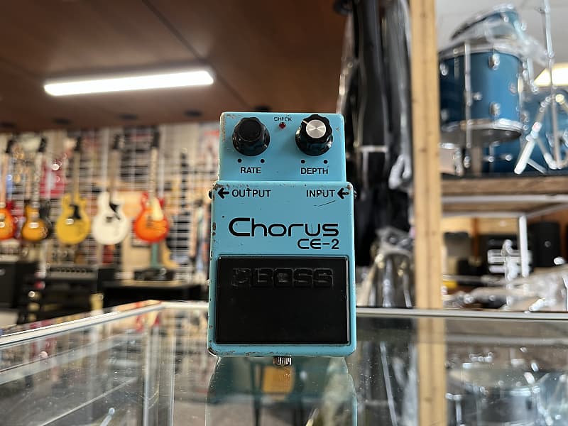 Boss CE-2 Silver Screw - Blue | Reverb