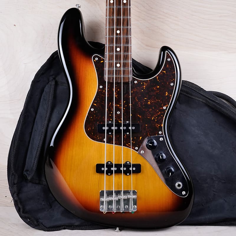 Fender JB-62 Jazz Bass Reissue MIJ 2007 Sunburst Made in | Reverb