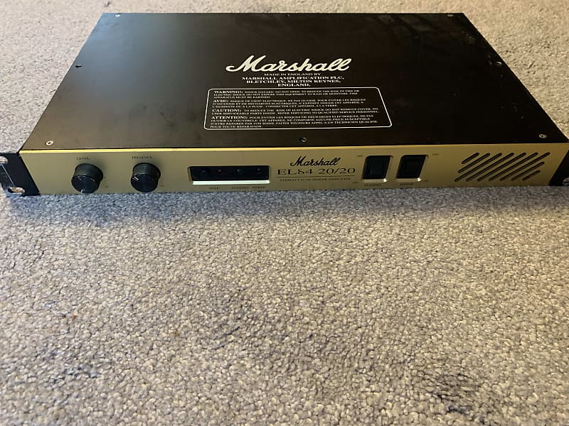 Marshall 20/20 EL 84 Power amp 1990-2010 - Gold | Reverb