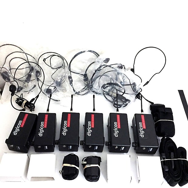 Digicom Porta Phone 6 Stage Crew Wireless Headset System for | Reverb