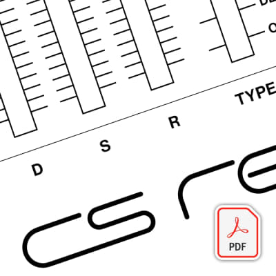 Yamaha CS Reface - Beautifully Illustrated Blank Patch | Reverb UK