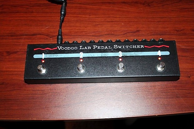 Voodoo Lab Pedal Switcher 4 channel looper true bypass pedal | Reverb