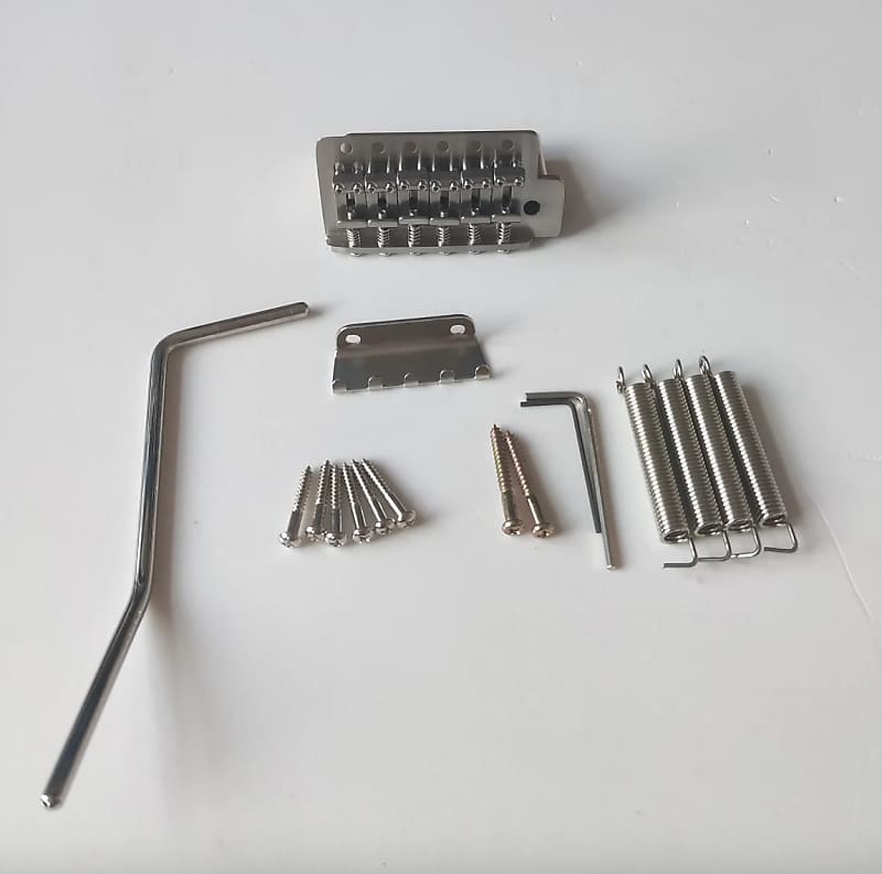 Strat Style Vintage Guitar Bridge Tremolo, Steel Block and | Reverb