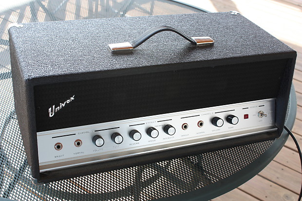 Univox U-320 PB Vintage 1968 Tube Head Amplifier | Reverb