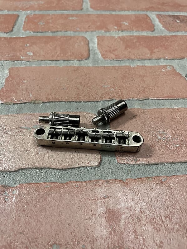 Schecter Dark Chrome Tune-o-matic Bridge | Reverb