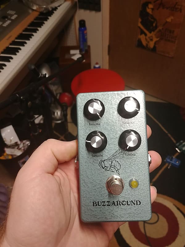 CMC Effects Buzzaround Clone Germanium Fuzz Pedal Robert | Reverb