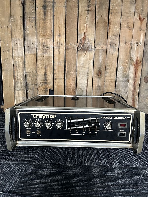Traynor 1970s Mono Block II Bass Amp Rack (Pre-Owned) | Reverb