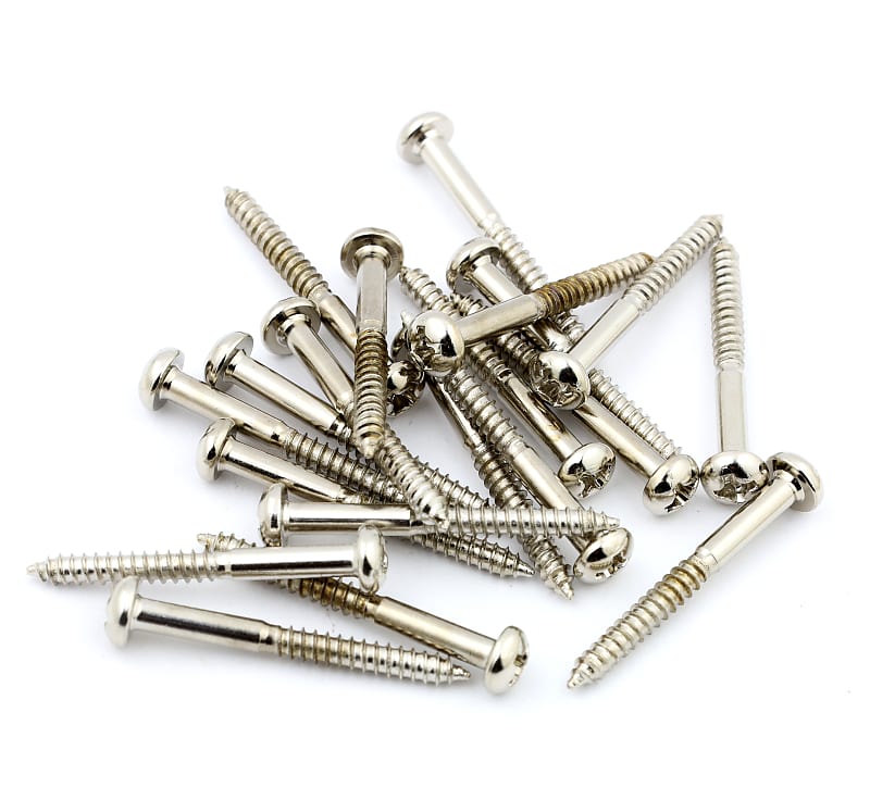 20pcs Mounting Screws for Telecaster Neck Pickups, Steel, | Reverb