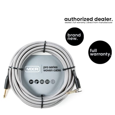 MXR Guitar Instrument Cable Pro Series Woven Straight 24 ft | Reverb