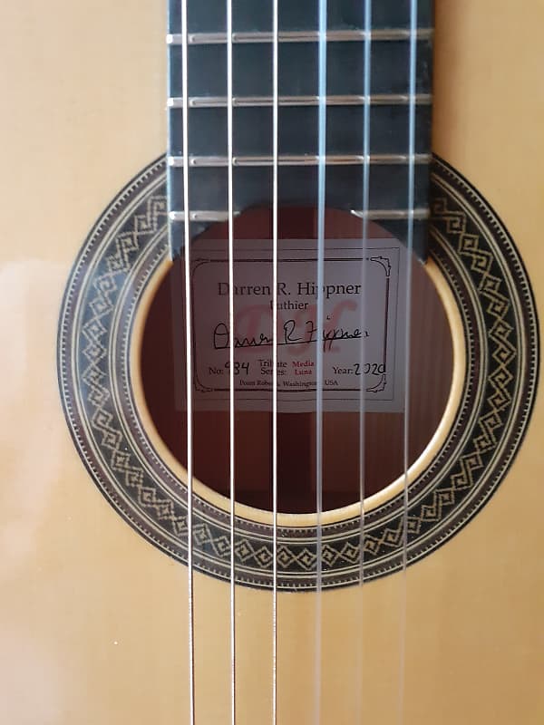 Darren Hippner Flamenco media luna tribute series 2020 Clear | Reverb