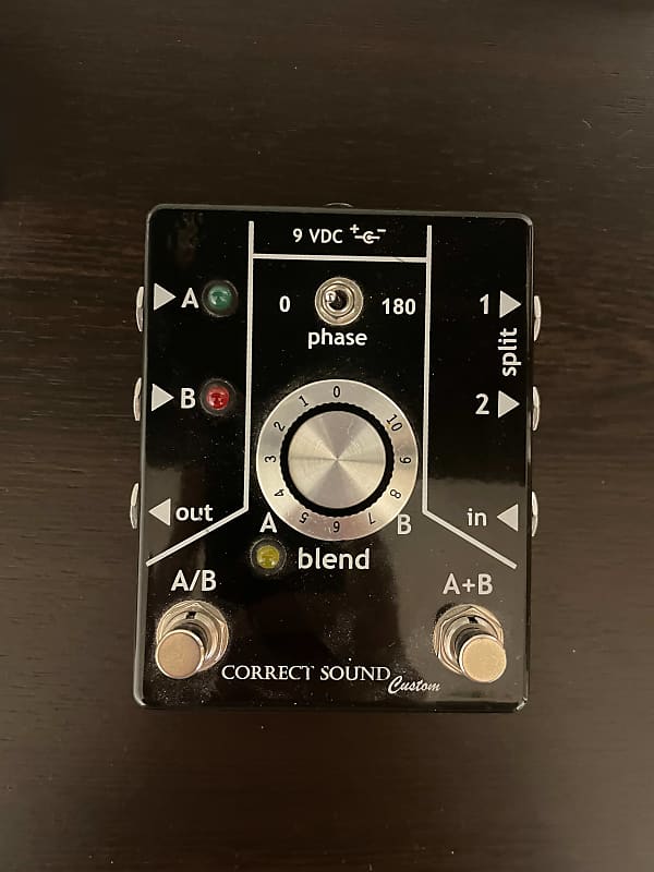 Correct Sound Splitter - Blender 2010s - Black | Reverb Australia