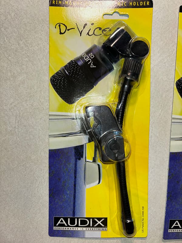 Audix D-Vice Rim-Mount Gooseneck Mic Holder With MC2 Mic Clip | Reverb