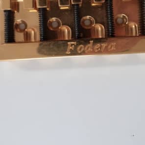 Fodera 5 String Bass Guitar Bridge | Reverb
