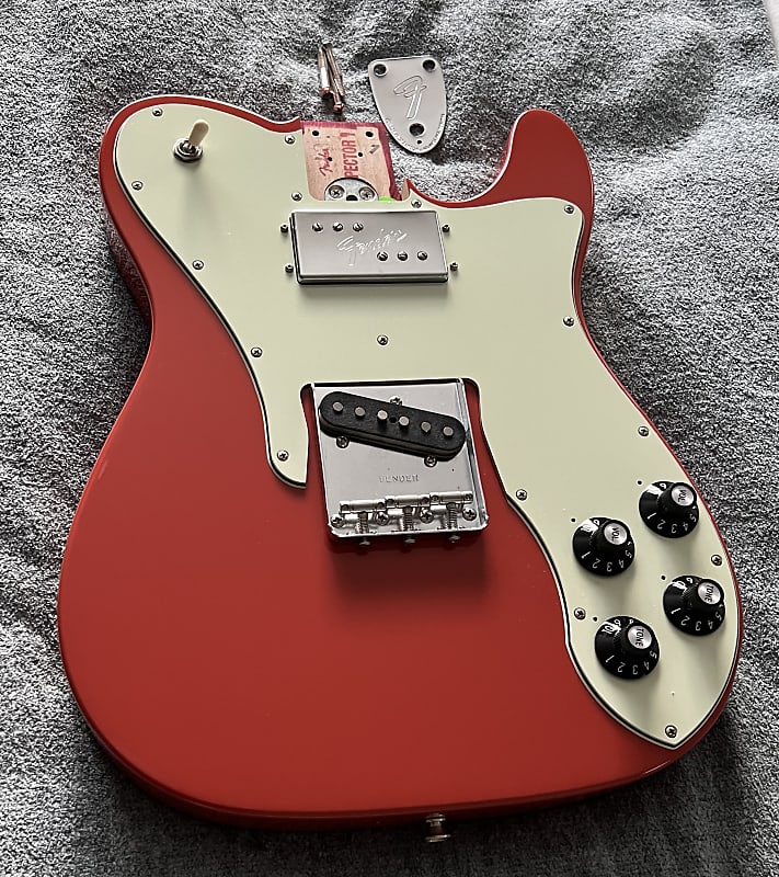 Fender Vintera Telecaster Custom Loaded Body 2019 - Fiesta | Reverb