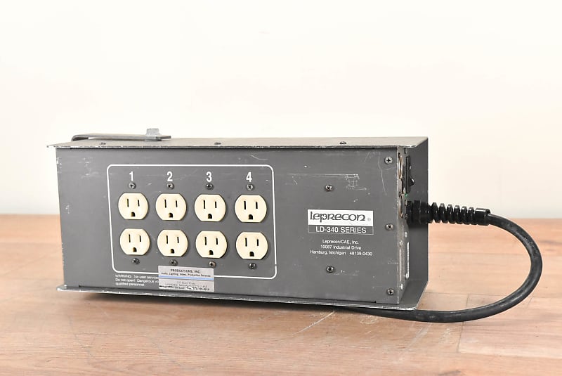 Leprecon LD-340-DMX 4-Channel Edison DMX Dimmer Pack CG002Q9 | Reverb