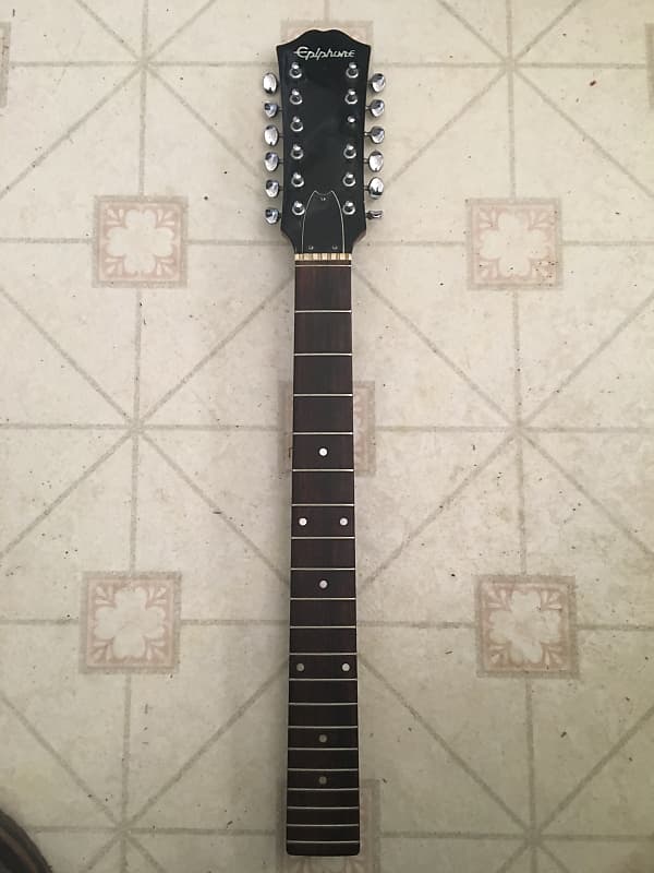 Epiphone 12 string neck Mahogany stained maple | Reverb