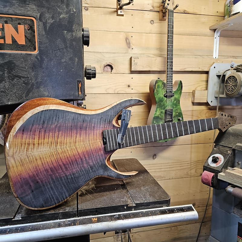 Cerberus Guitars Behemoth 2025 - Black / Orange Fade | Reverb