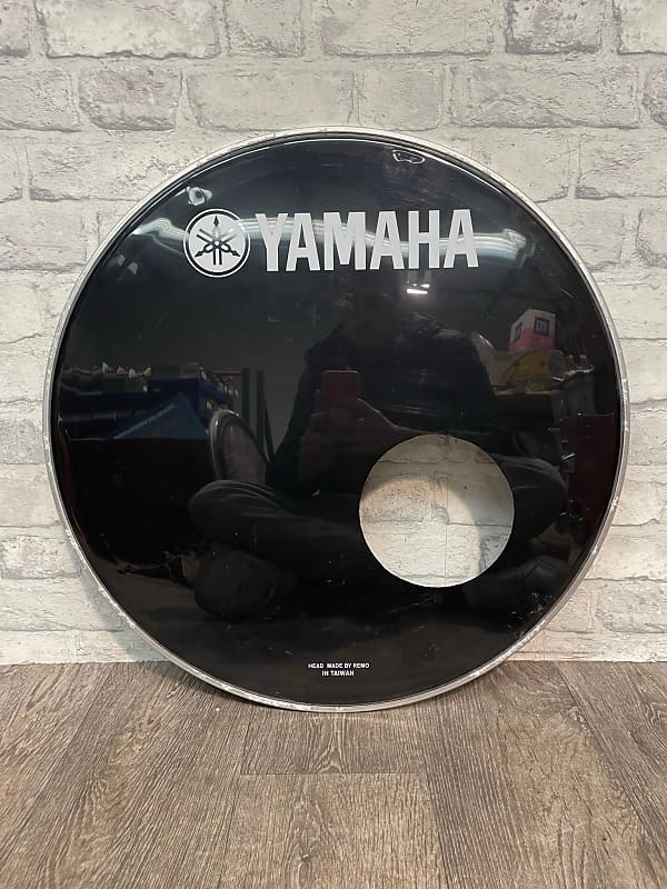 Yamaha Resonant Bass Drum Head Skin 22” #GC136 | Reverb