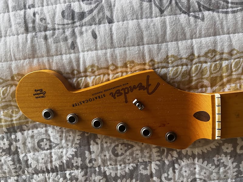 All Parts Fender Strat Neck Strat - Maple Aged | Reverb