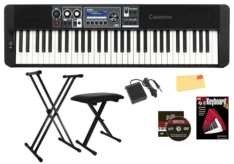 Casio CT-S500 Casiotone 61-Key Keyboard w/ Adjustable Bench | Reverb