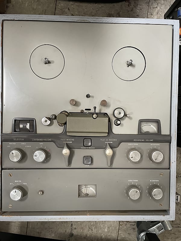 Ampex A-122 1/4” Recorder and Rare Preamp | Reverb