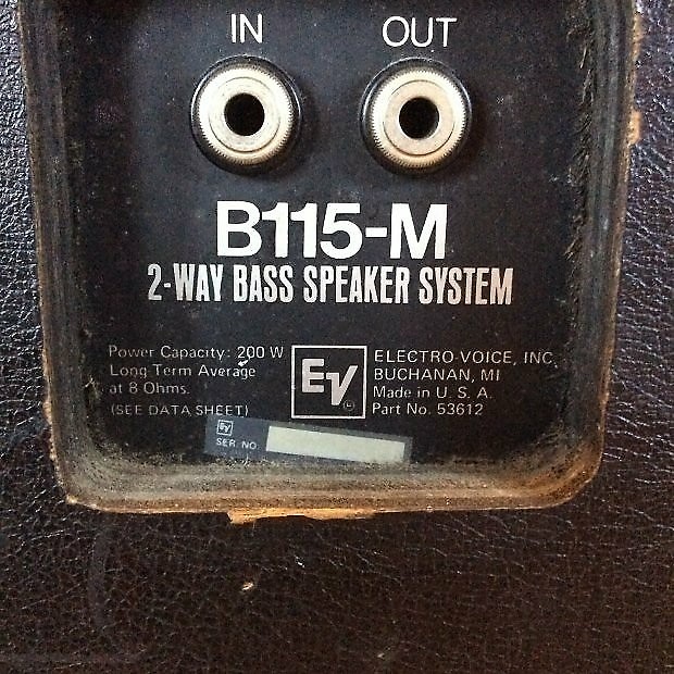 Ev B115 M Bass Cabinet | Cabinets Matttroy