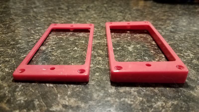 Humbucker Trim Ring Angled Pair | Reverb