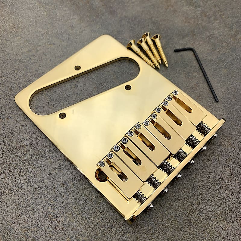 Gotoh Modern Bridge for Telecaster Gold - PGTC-202G | Reverb