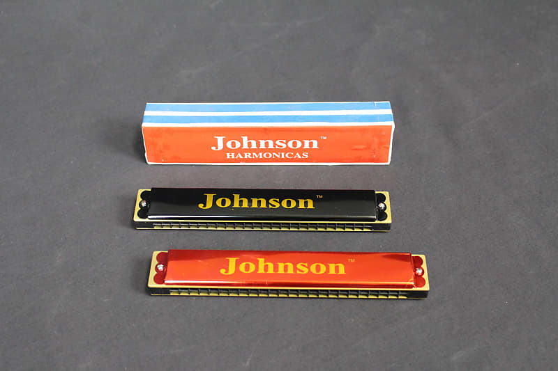 Johnson 24 Hole Coloured Plated Harmonica | Key of C | Reverb