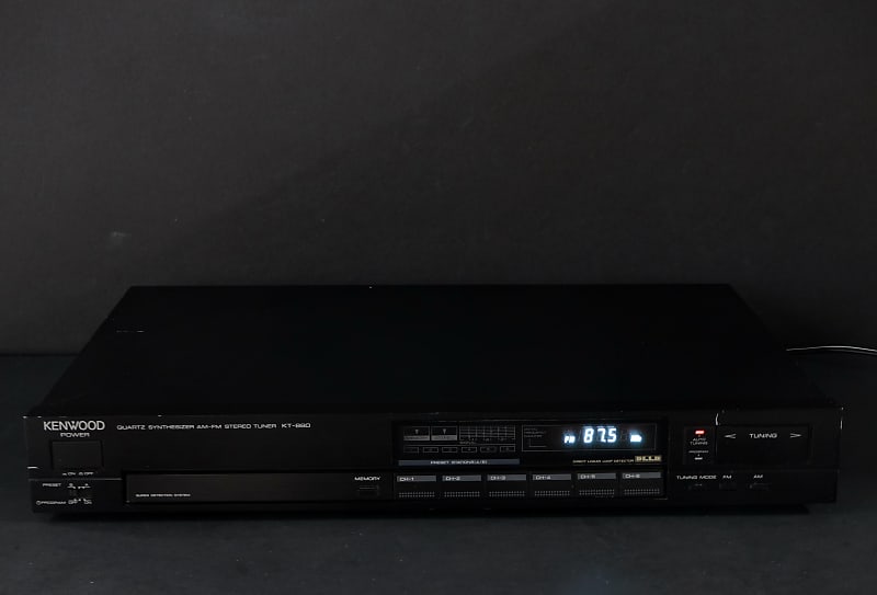 Kenwood KT-880 Quartz AM FM Stereo Tuner | Reverb