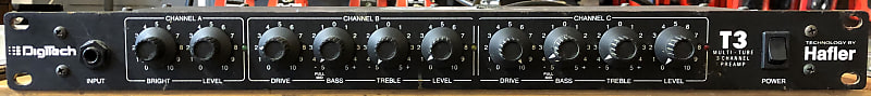 DigiTech Hafler T3 Multi-Tube 3-Channel Electric Guitar | Reverb