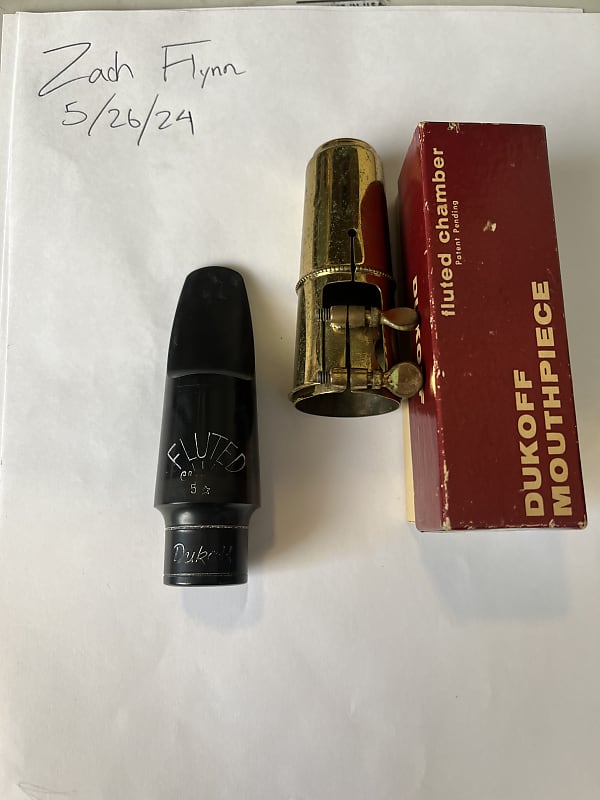 Rare Vintage Dukoff Fluted Chamber Tenor MP 5* | Reverb