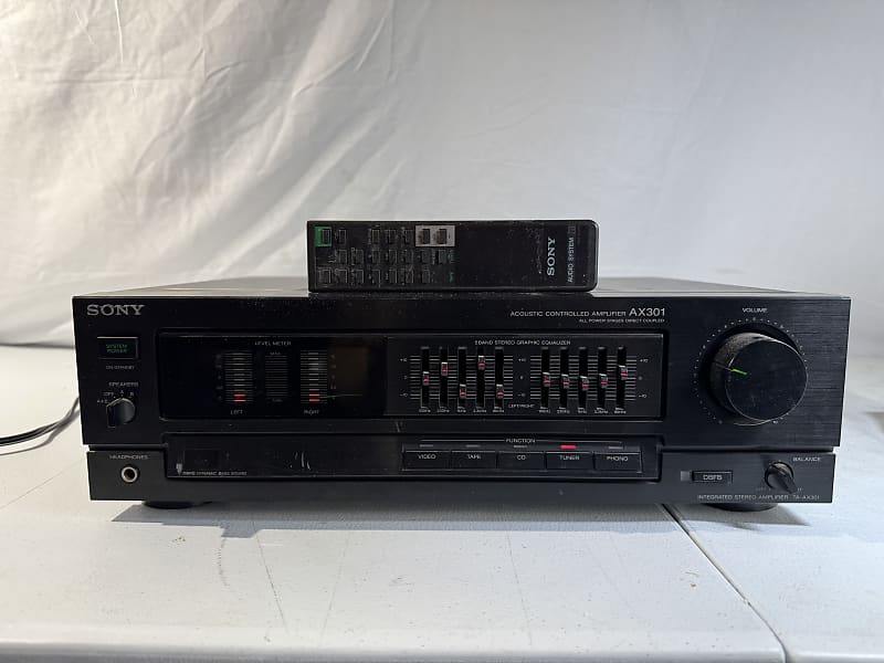 Sony TA-AX301 Amplifier HiFi Stereo Vintage Home Audio Phono | Reverb