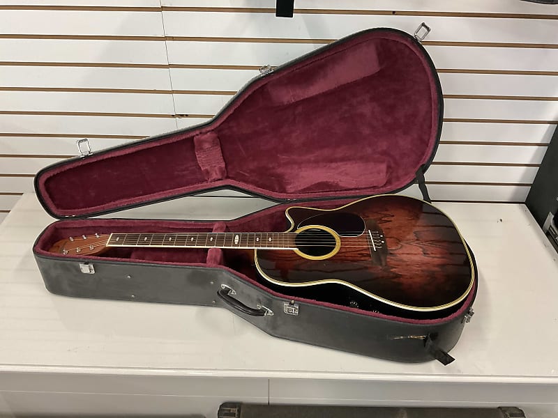 Applause AE-36 Acoustic Electric Guitar W/Case - Tobacco | Reverb