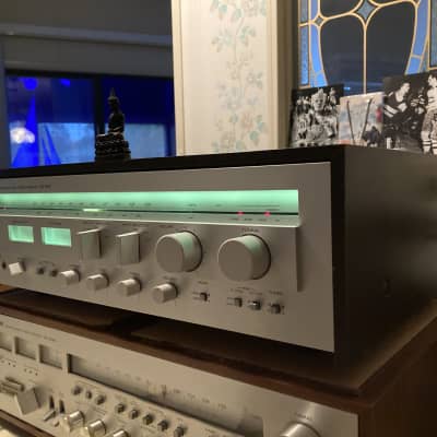 Yamaha Natural Sound Receiver CR-640 1977 Brushed Silver | Reverb