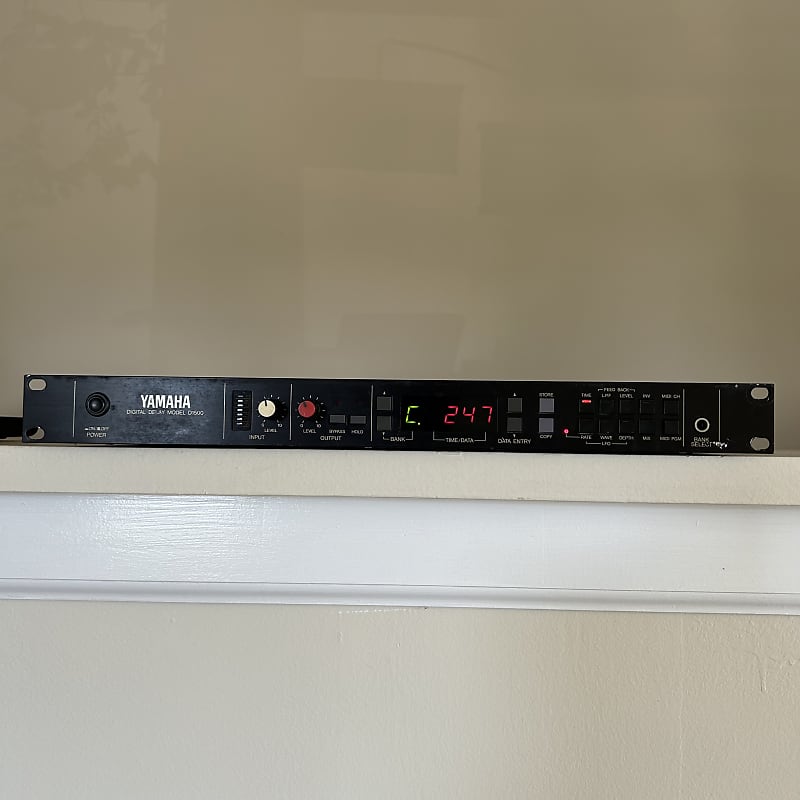 Yamaha Digital Delay Model D1500 Delay Rack Unit | Reverb