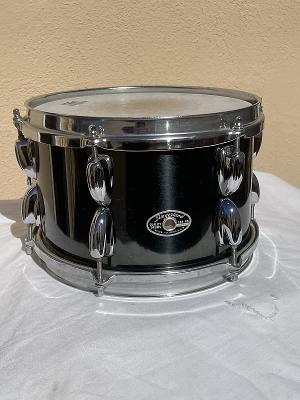 Slingerland Black Chrome 10x6 Rack Tom Circa '70s | Reverb