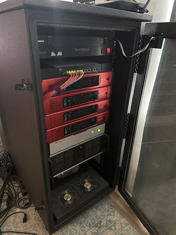 Isobox Sound Proof ISO Box Rack Cabinet - Grey/Black | Reverb