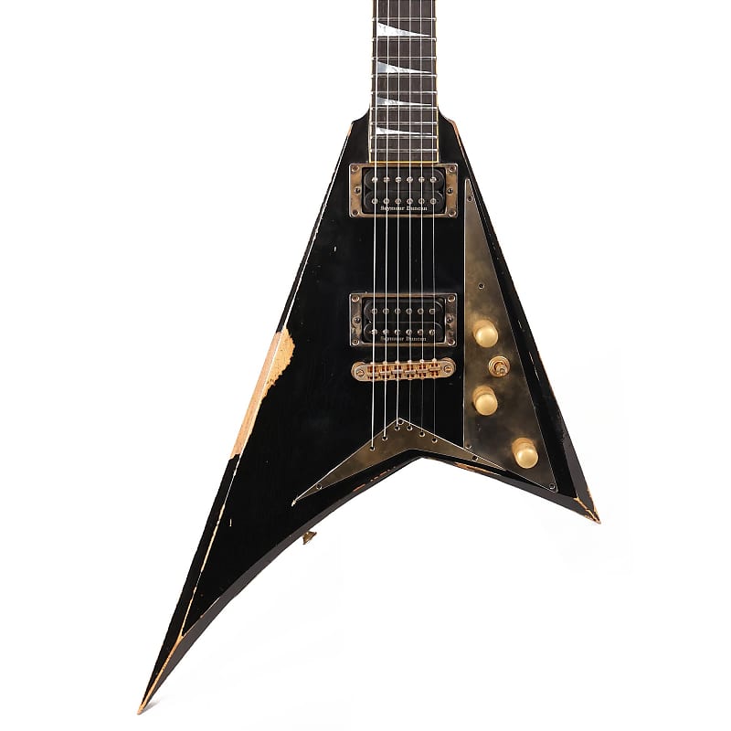 Jackson Custom Shop RR Nitro Aged Black | Reverb