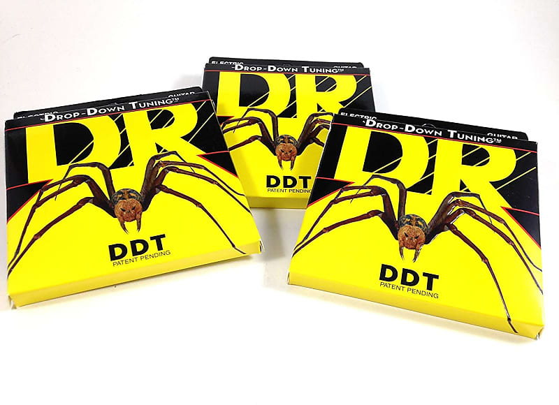 DR Guitar Strings Electric DDT 3 Pack Drop Down Tuning 9-11 | Reverb