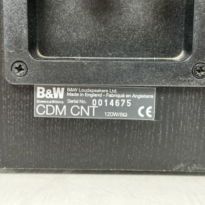 B&W ( Bowers & Wilkins ) CDM CNT Center Channel Speaker | Reverb