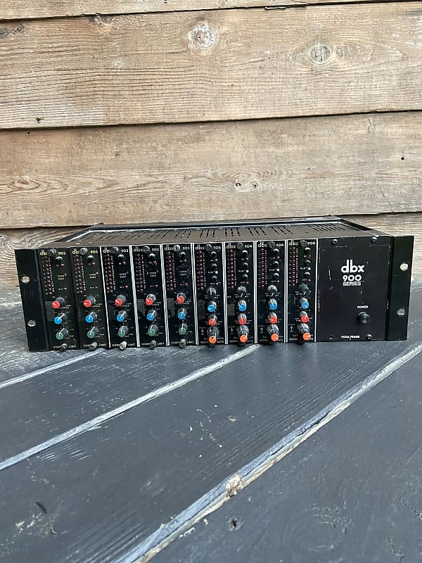 DBX 900A Mainframe w/ 903 Compressor Limiter and 904 Noise | Reverb