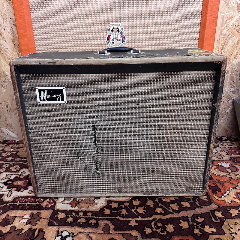 Vintage 1960s Harmony H307X USA Export Model 1x12 Valve | Reverb