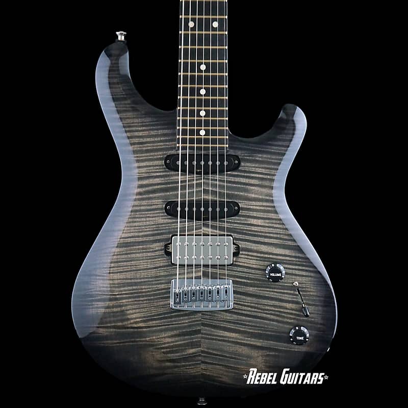Knaggs Guitar Severn X7 HSS 7-String in Charcoal Burst | Reverb Canada
