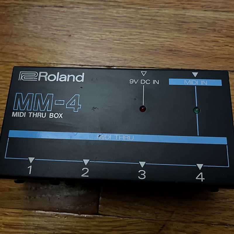 Roland MM-4 Midi Thru Box 1990s - Metal | Reverb