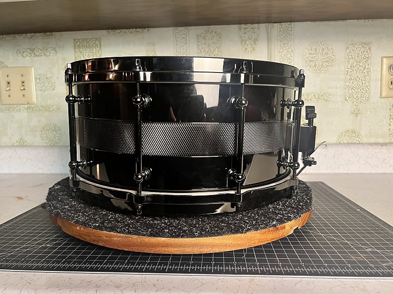 Ocheltree Heavy Metals 22 series steel snare 6.5x14 - Gun | Reverb