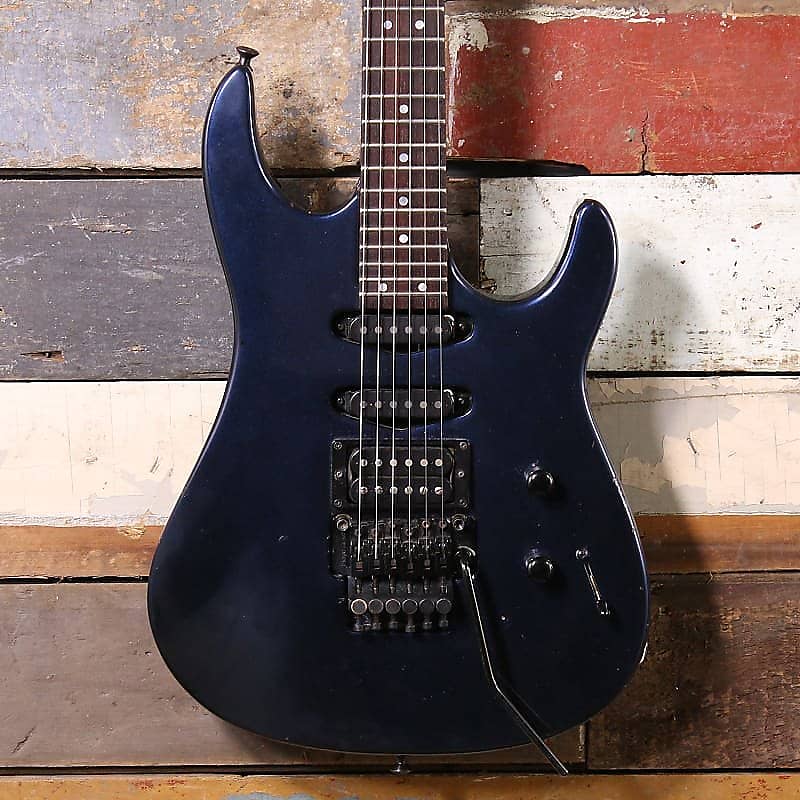 1987 Hamer Chaparral Blue Metallic | Reverb