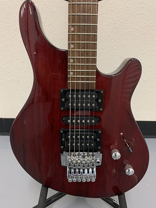 Washburn Pro Series Maverick BT-6 in Transparent Wine Red | Reverb