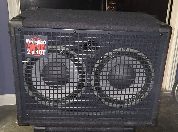 SWR Workingman 2x10 Bass Cabinet Black | Reverb