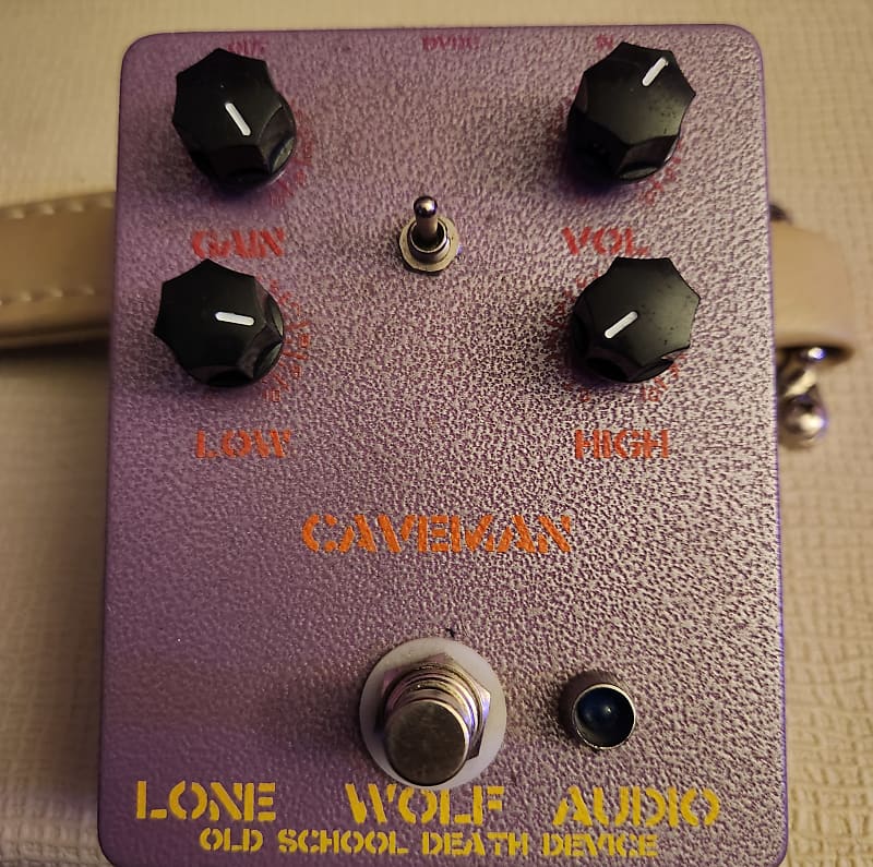 Lone Wolf Audio Caveman 2019 rare Purple Distortion | Reverb